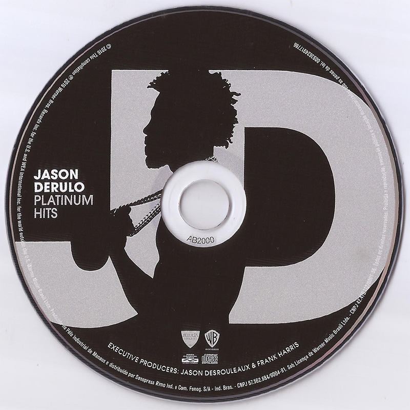 Encarte: Jason Derulo - Platinum Hits - Encartes Pop