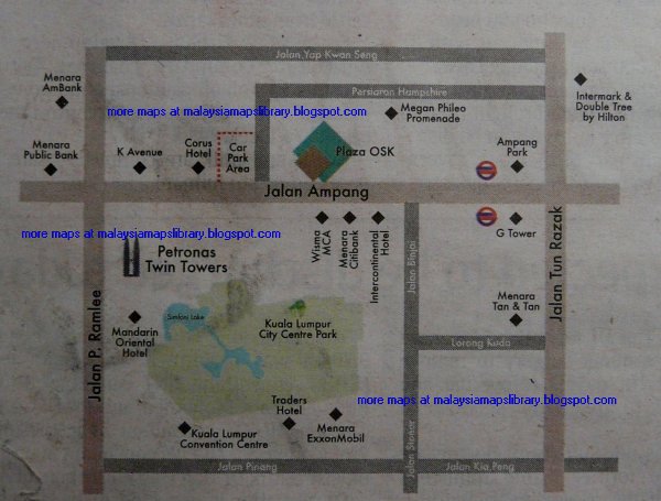 Malaysia Maps Library: Map of Jalan Ampang