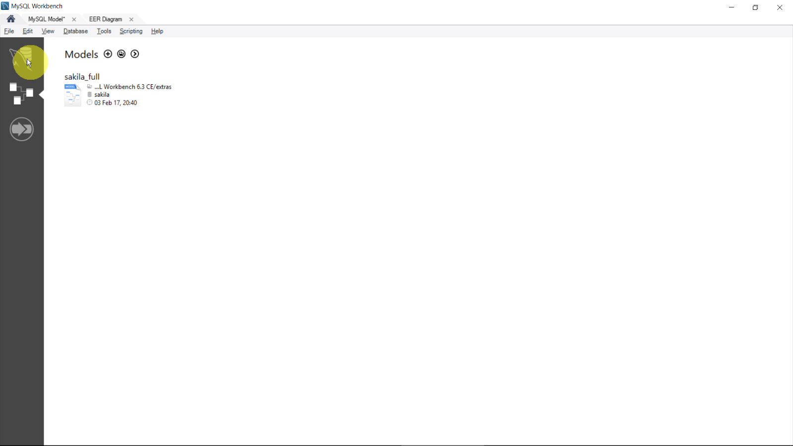 Usando MySQL Workbench - Modo Design Model - 1ª Parte