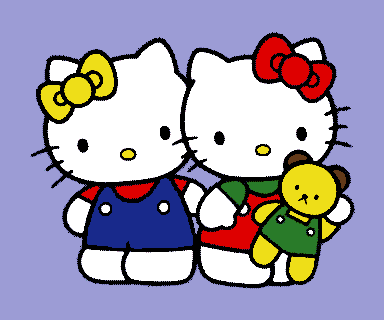 hello kitty: hello kitty and her twin sister
