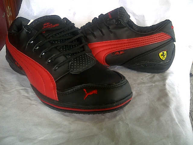 Sepatu Puma (Merah & Hitam Merah) - Brahma Curva Shop