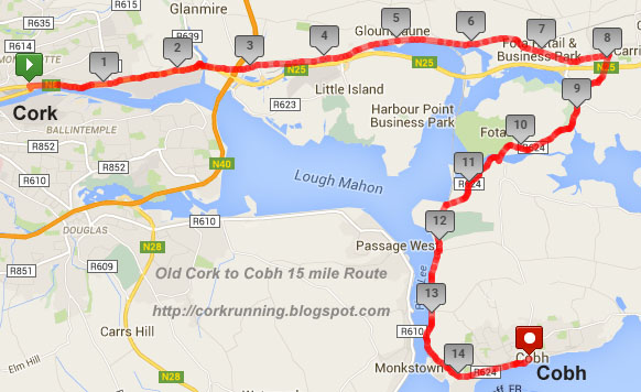 The one obvious difference was that the route went almost into ...