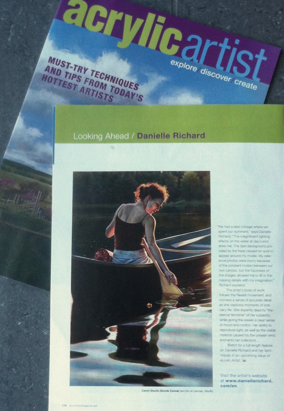 Danielle Richard: Acrylic Artist Magazine