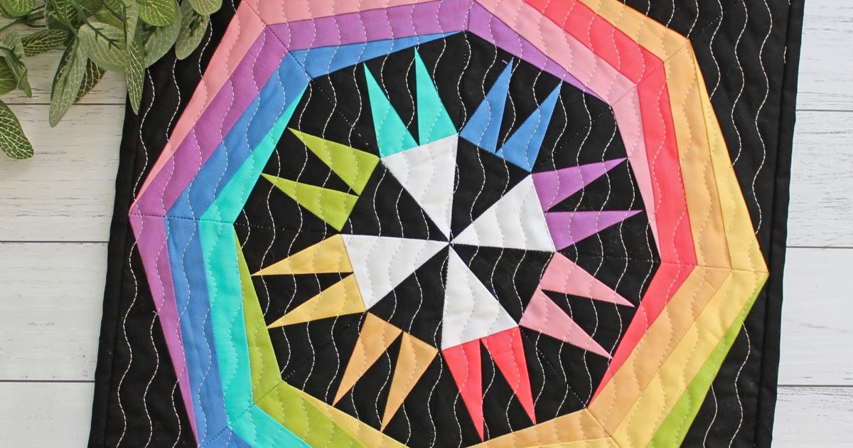 Iris Mini Quilt - PDF Pattern - Threadbare Creations