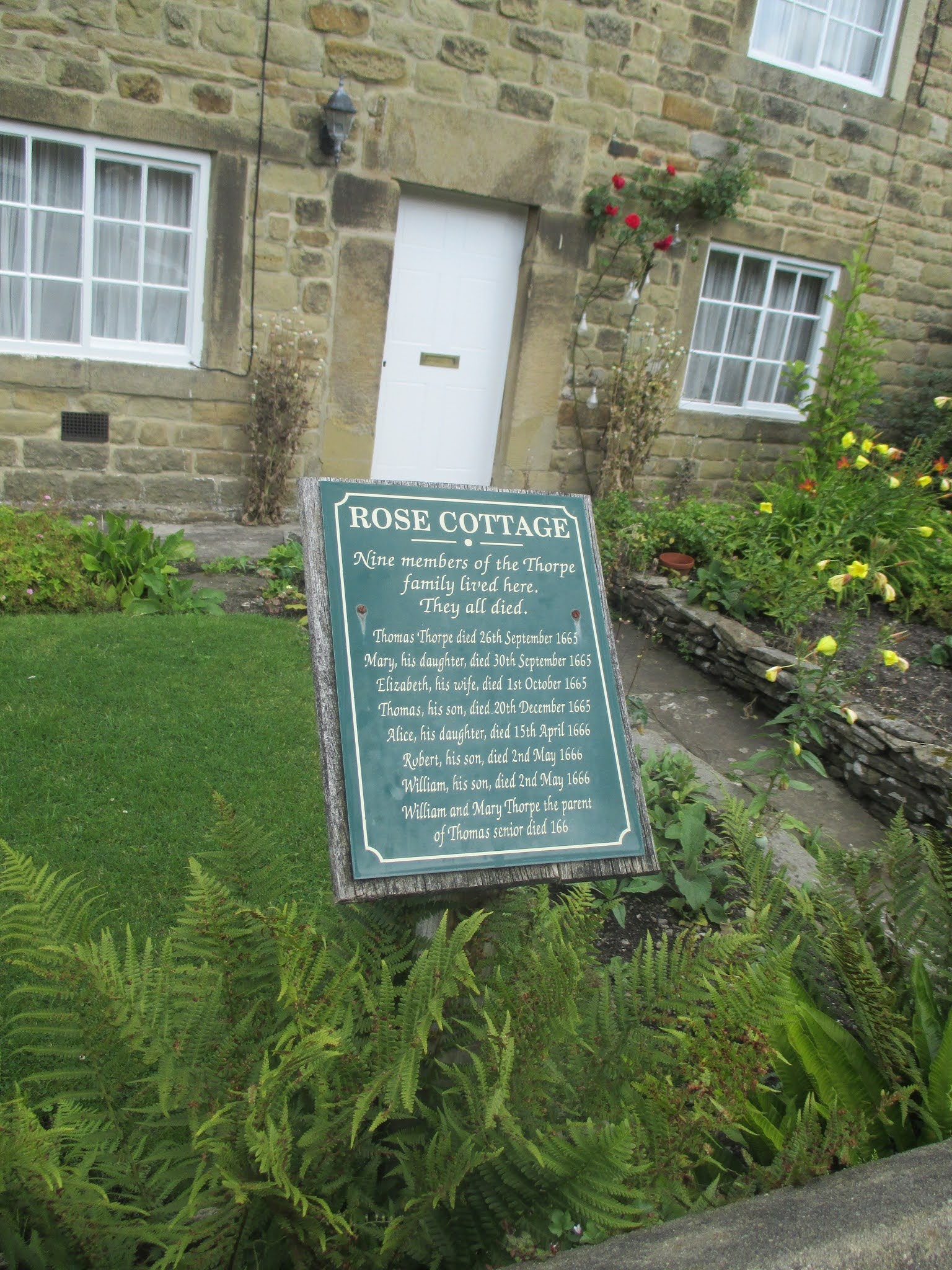 Piers Gaveston: Eyam - the 'Plague Village'.