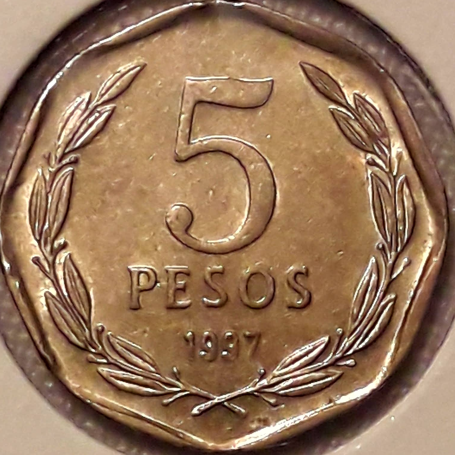 Catalogo Numismatica Chile Chile KM 232 5 Pesos 1997 catalogo-numismatica-chile-chile-km-232-5-pesos-1997