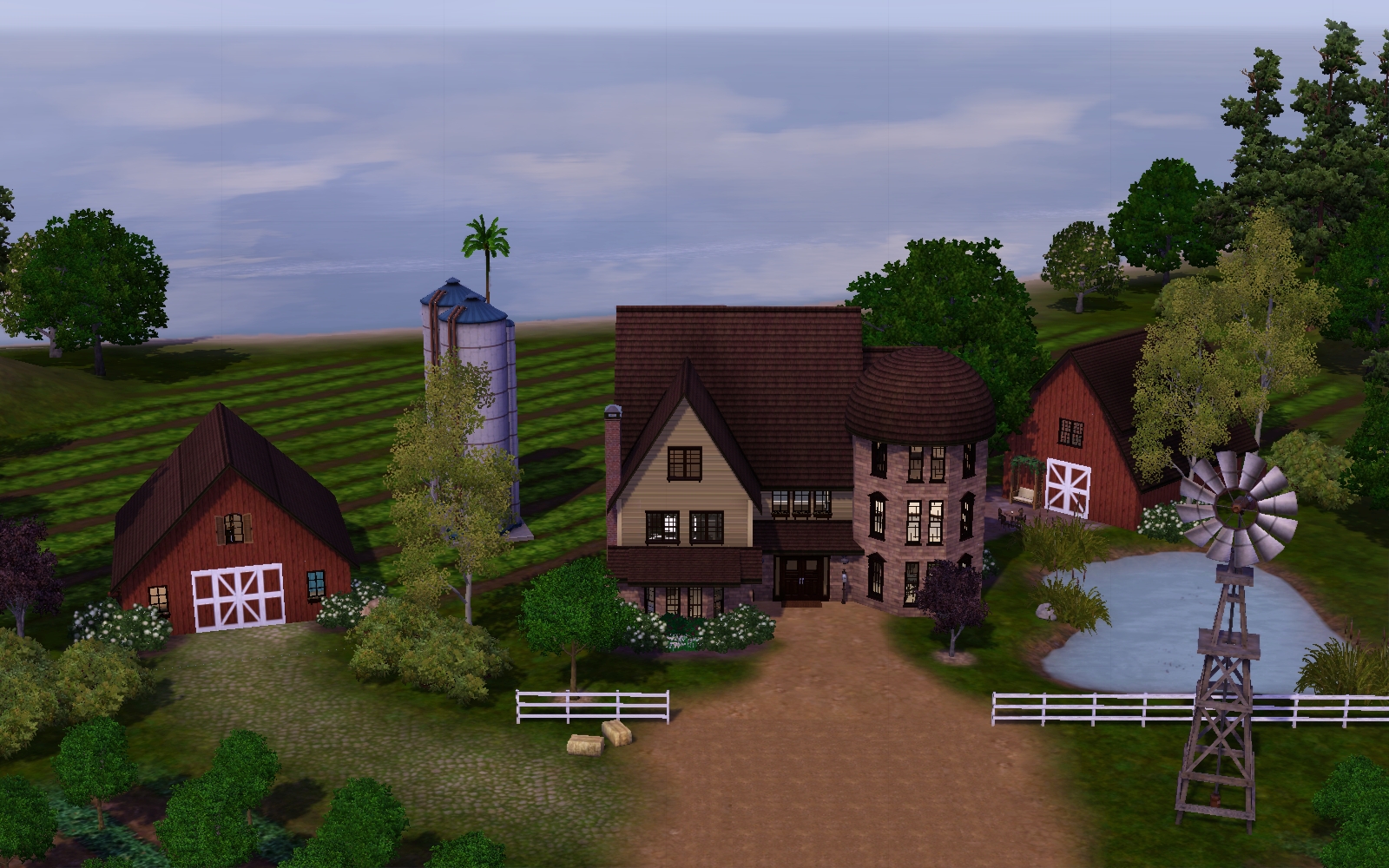 Sims 3 - The Adams Legacy: Winchester Farming Community