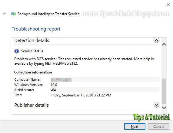 Cara Memperbaiki Background Intelligent Transfer Service (BITS) di ...
