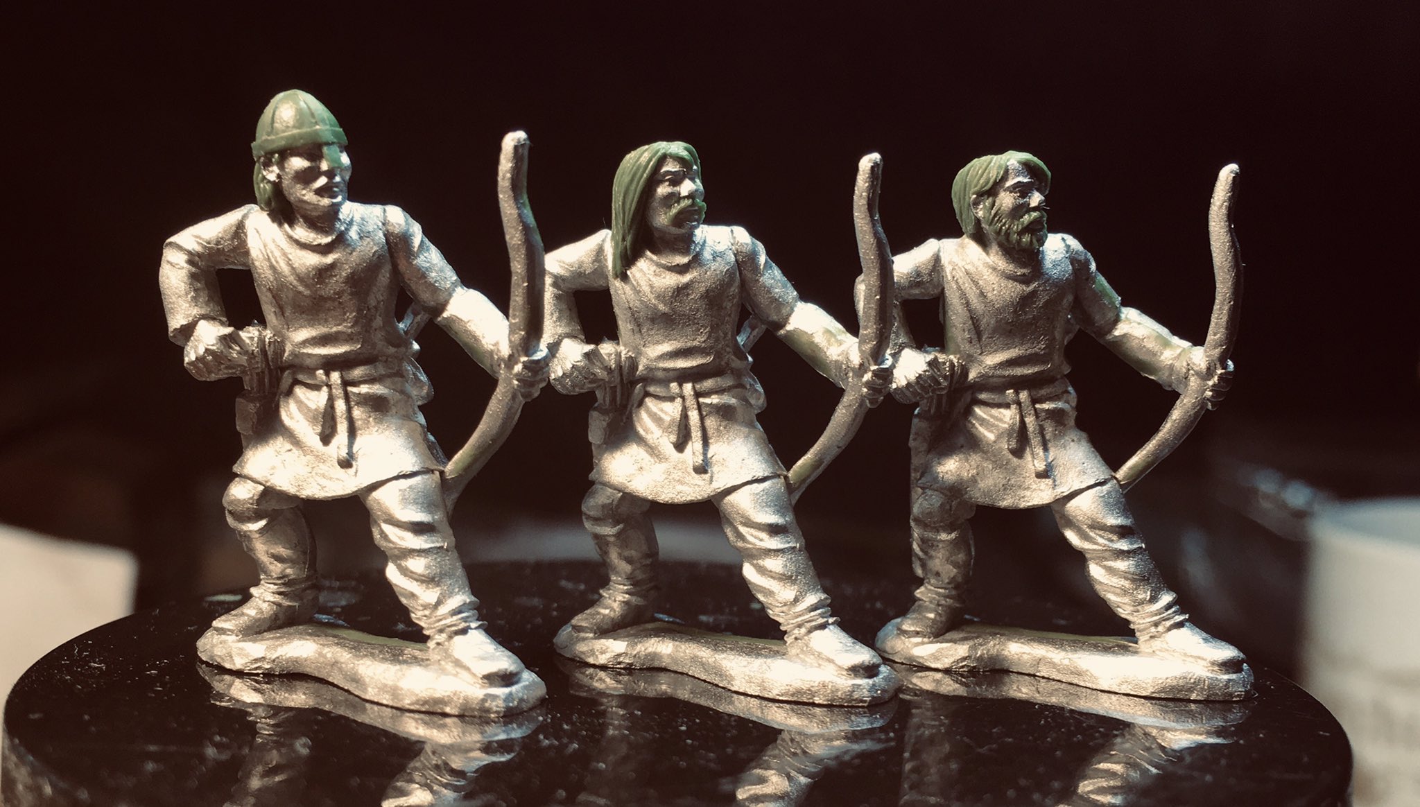 Wargame News and Terrain: Pulp Figures: New Saxon Archers Preview