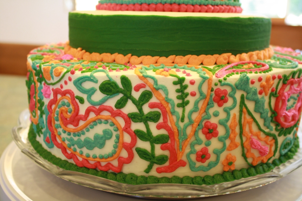 Party Cakes: Paisley 60th Birthday Cake