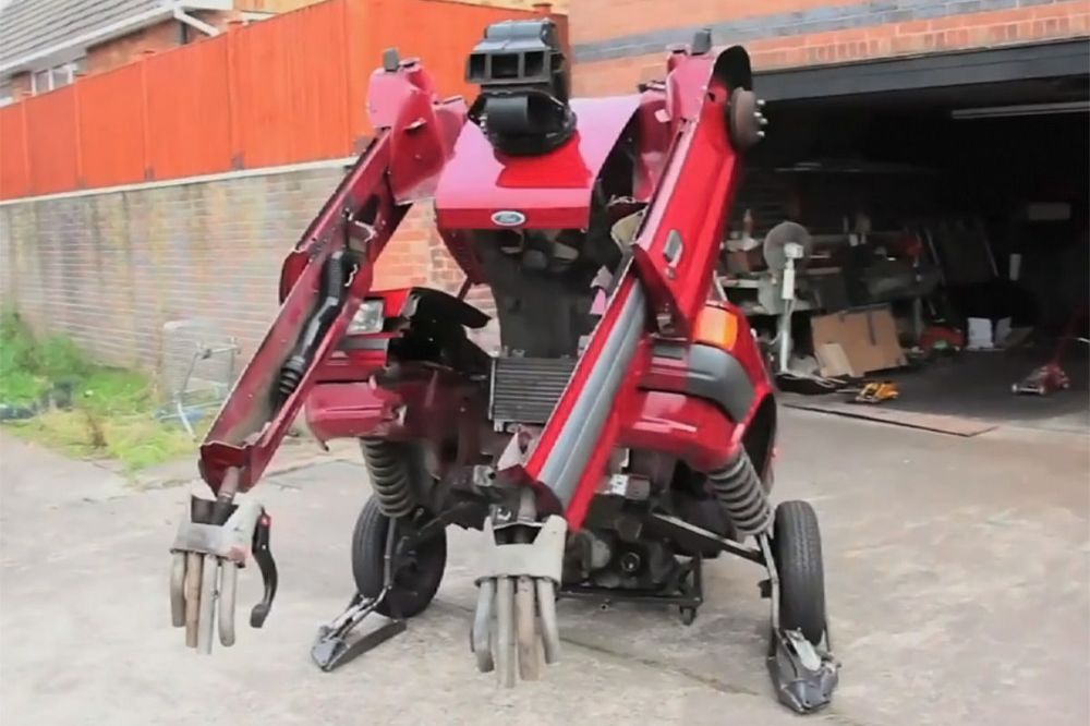 1988 Ford Fiesta Transformed Into Real-Life Transformer ~ Vintage Everyday