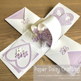 Paper Daisy Crafting: Exploding Box Wedding Card With Meant to Be and ...