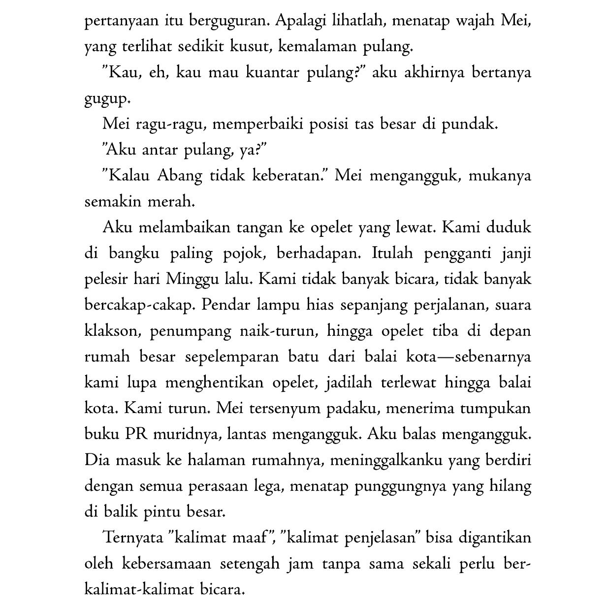 Kau, Aku dan Sepucuk Angpau Merah.