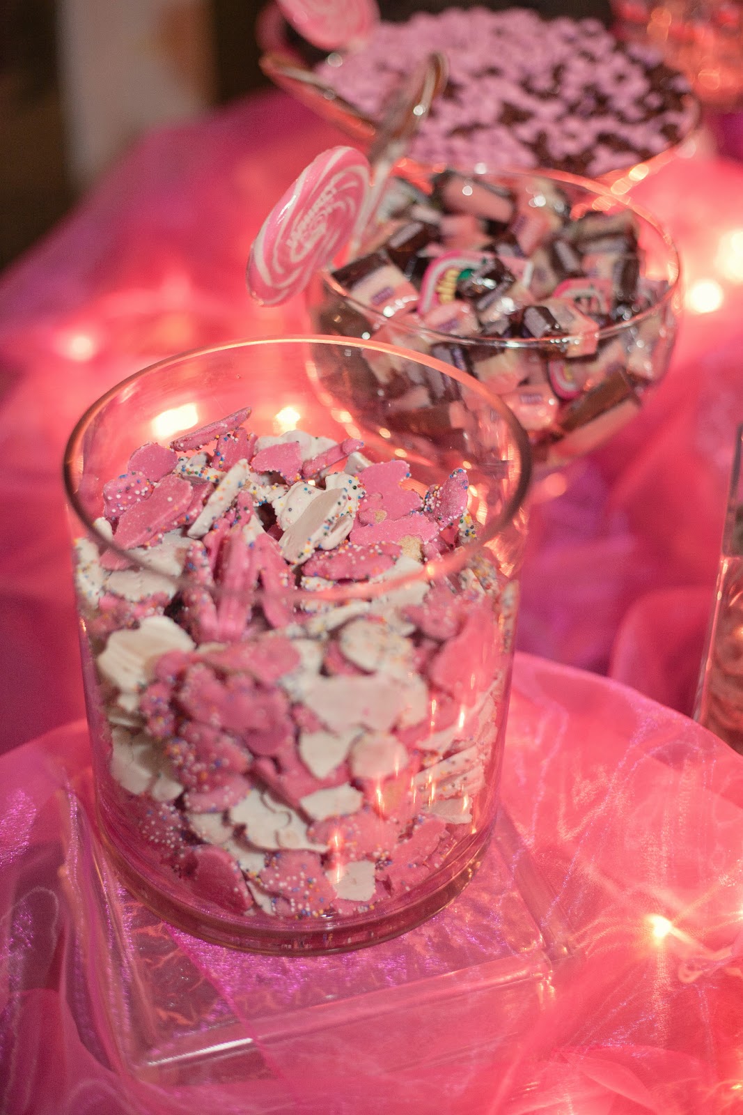 The Busy Broad: Pink and Brown Candy Buffet