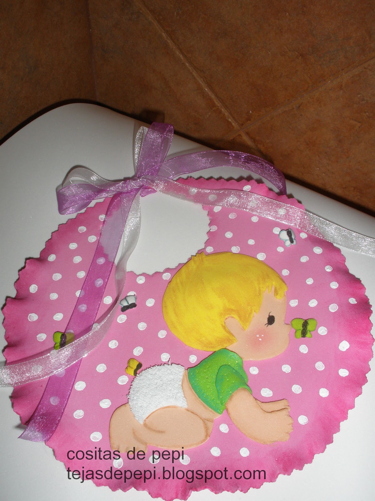 tejas y manualidades de pepi: COSITAS DE BEBE