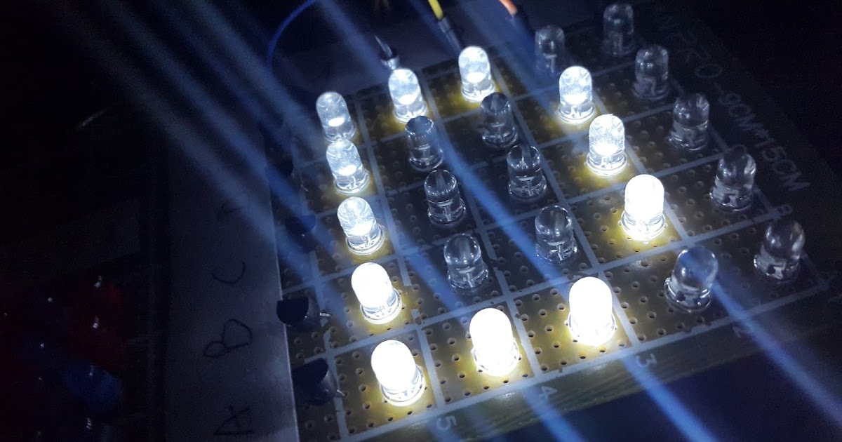 How to make a LED MATRIX 5X5
