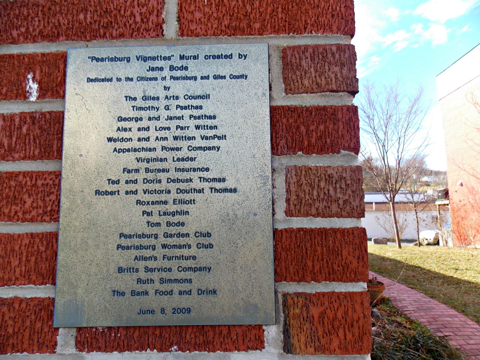 Around Roanoke, VA (A Daily Photo Blog): Monday Murals - Pearisburg ...