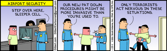 Security Memetics: dilbert on airport security