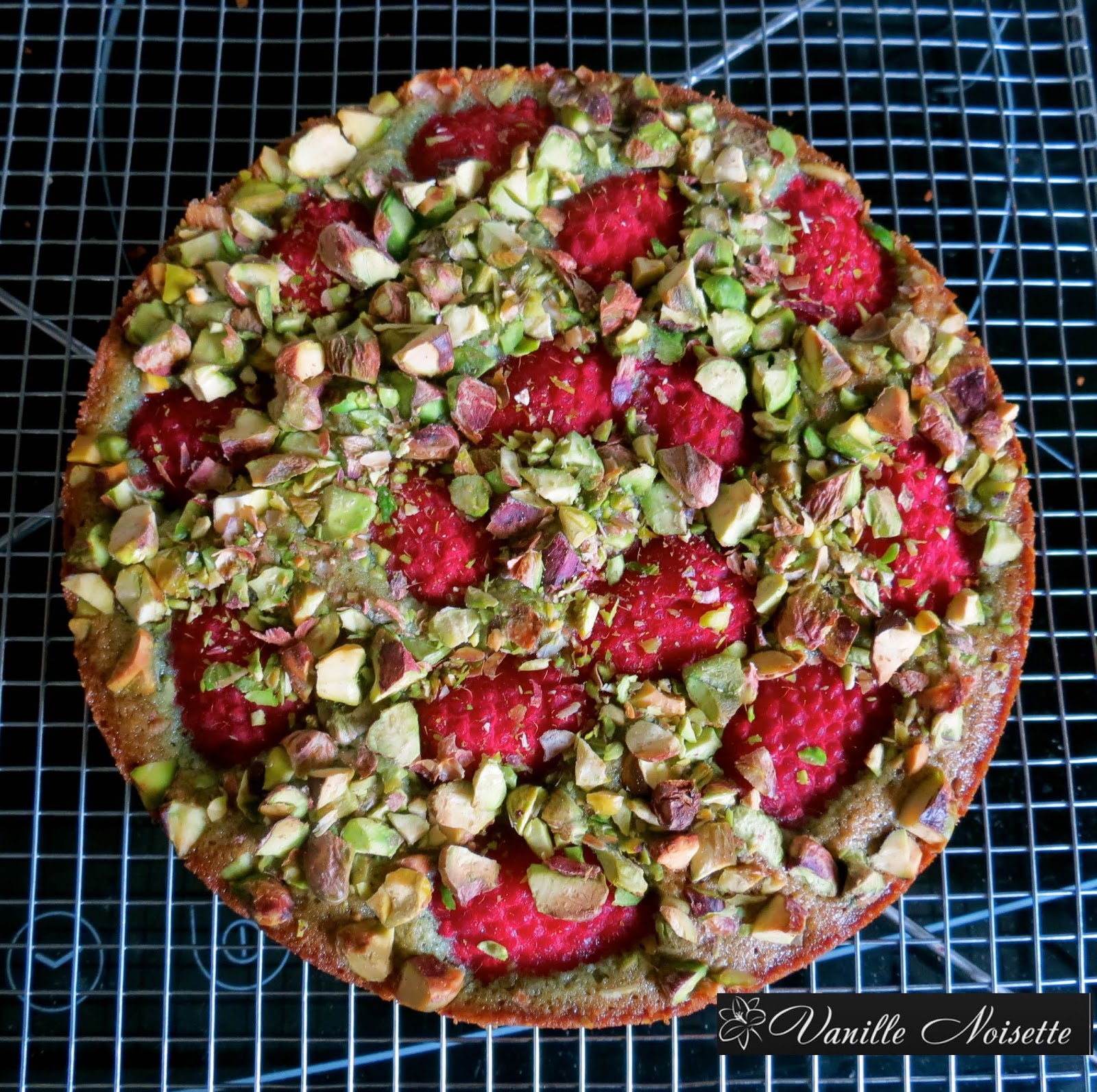 Vanille Noisette : ENTREMETS FRUITS ROUGES ET PISTACHE