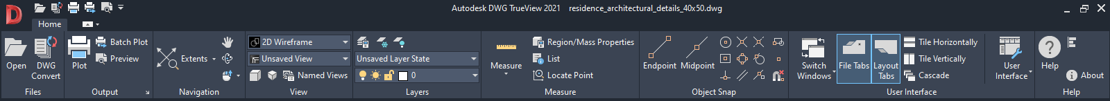 DWG TrueView 2021 Free AutoCAD Drawing Viewer