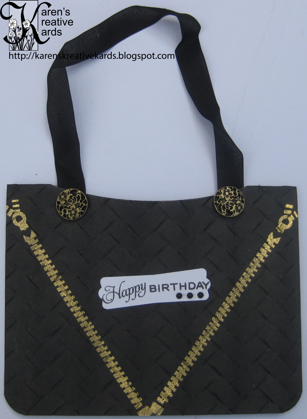 Karen's Kreative Kards: Happy Birthday Purse Card