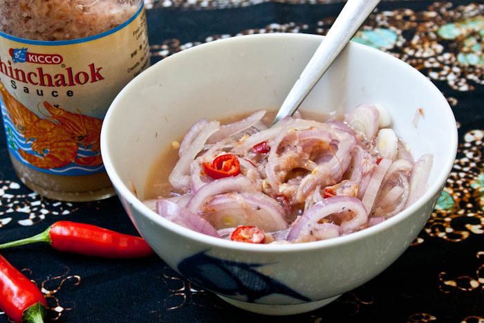 3 hungry tummies: Chinchalok Relish With Shallot, Chili And Lime ...