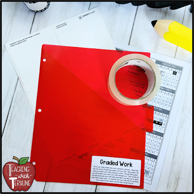 Teaching With Terhune: Daily Take Home Folders