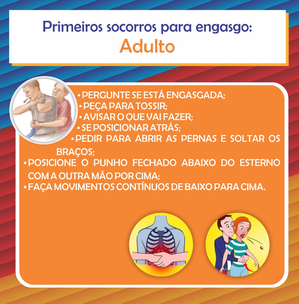 Engasgo: medidas que podem salvar vidas