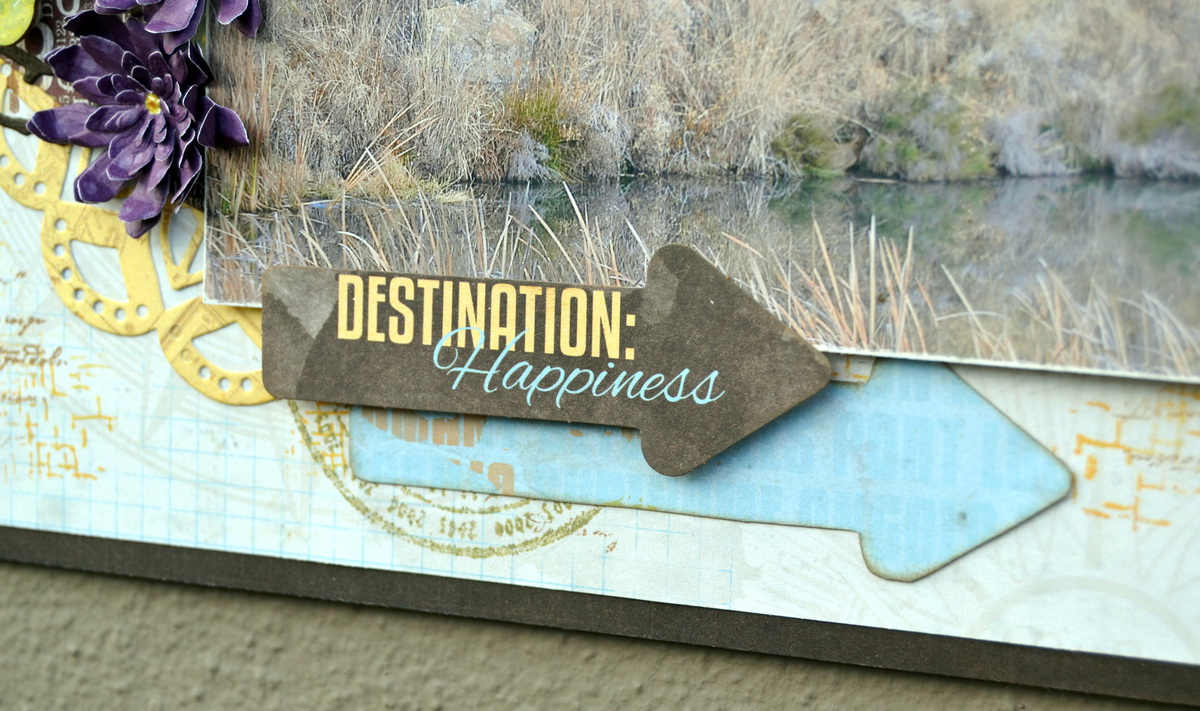 The BoBunny Blog: Destination Happiness Layout with Denise