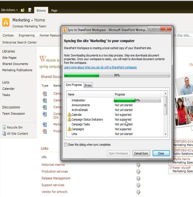 Synchronize SharePoint 2010 features: Synchronize SharePoint content ...