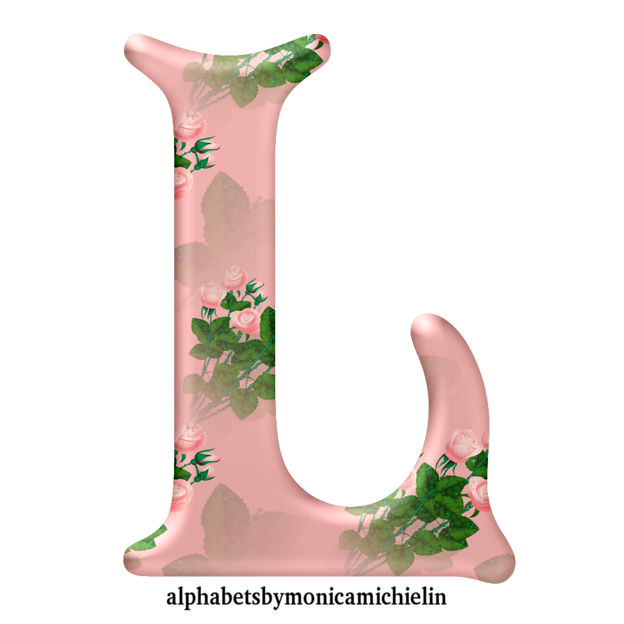 Monica Michielin Alphabets: ROSES SOFT PINK BACKGROUND ALPHABET PNG ...