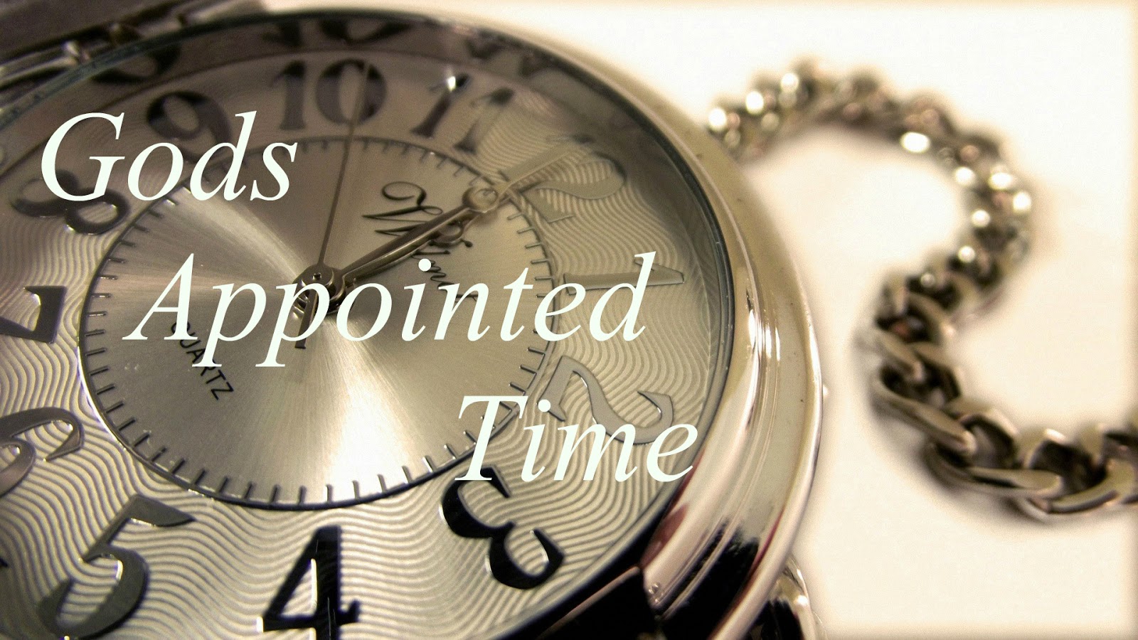 God's Appointed Time: Think Fast