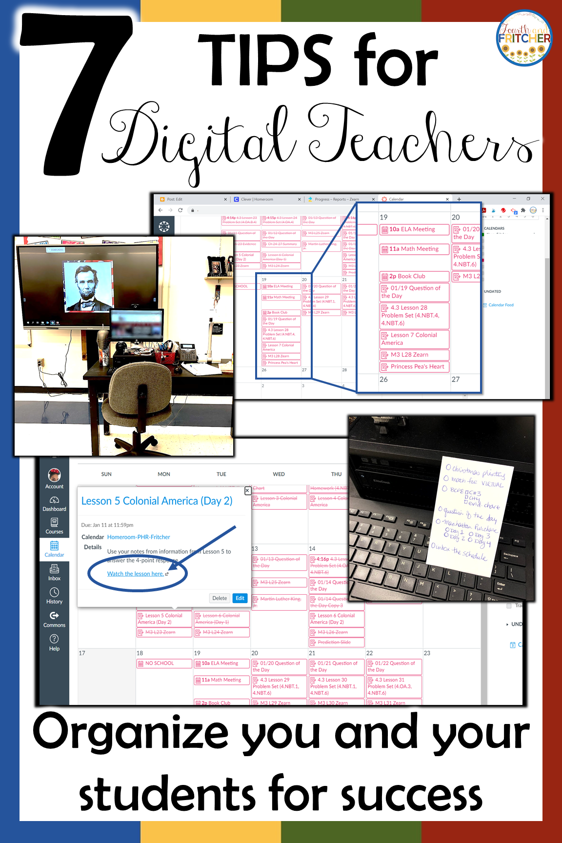 Fourth and Fritcher: Organizing Your Hybrid or Digital Classroom
