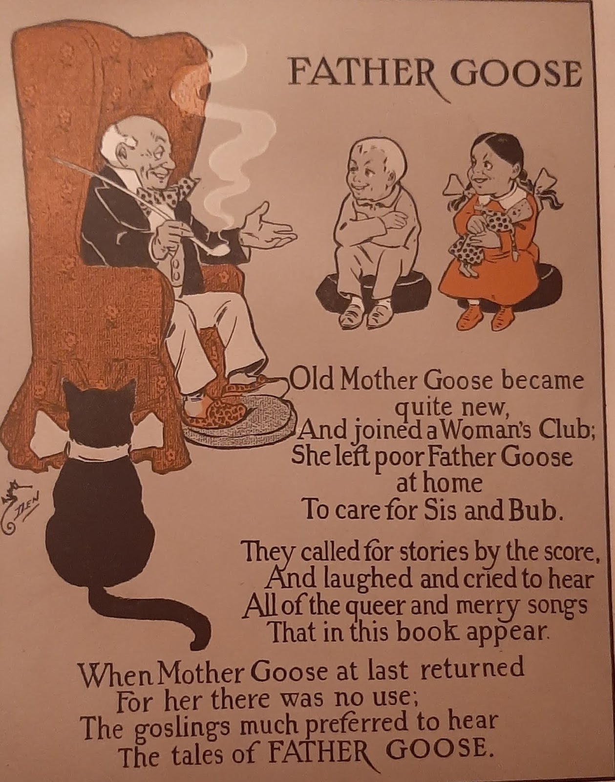 Strange at Ecbatan: Old Bestseller: Father Goose: His Book, by L. Frank ...