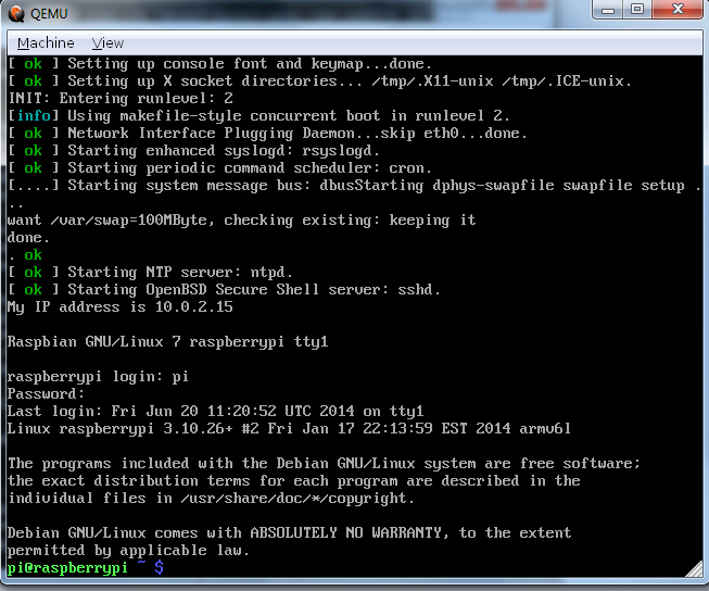 Knowledge For All Run Raspberry Pi Using Qemu Emulater On Windows