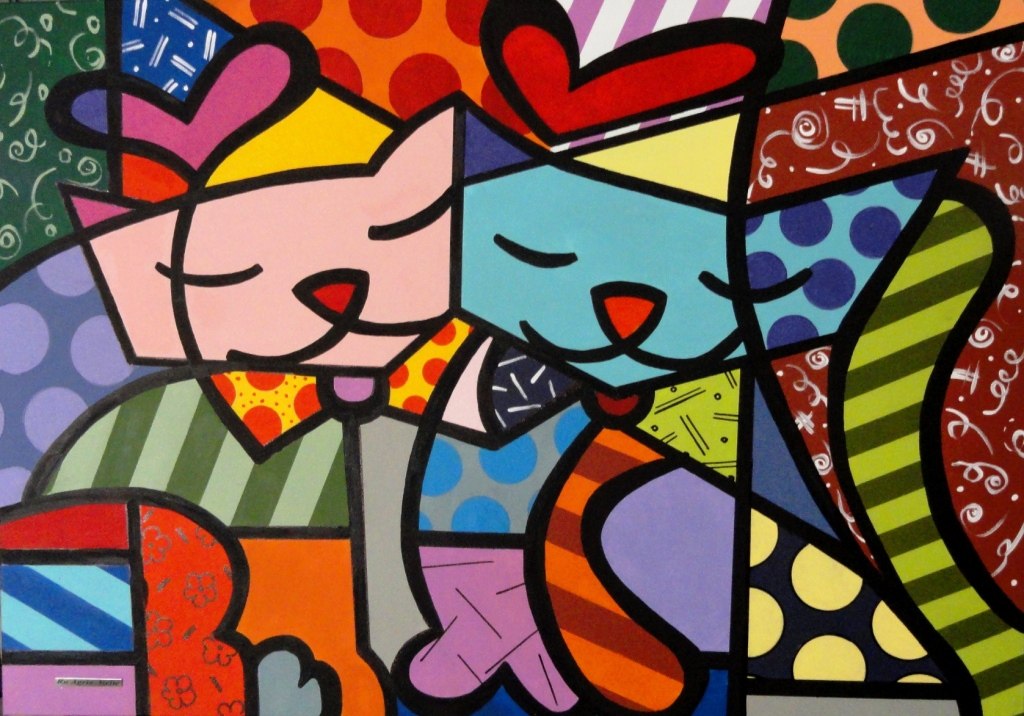 Britto art, Romero britto art, Romero britto