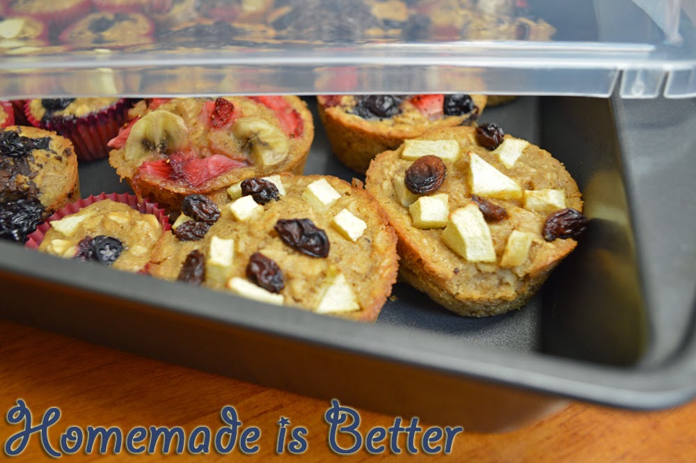 Homemade is Better: Baked Oatmeal Muffins