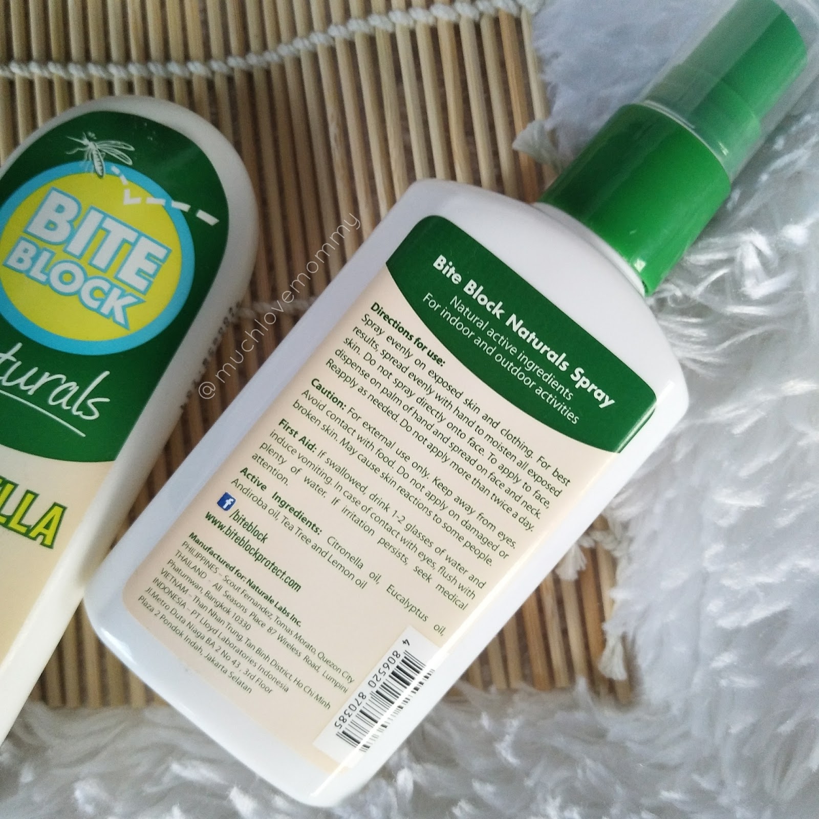 Much love, Mommy: Review: Bite Block Citronella Spray and Lotion