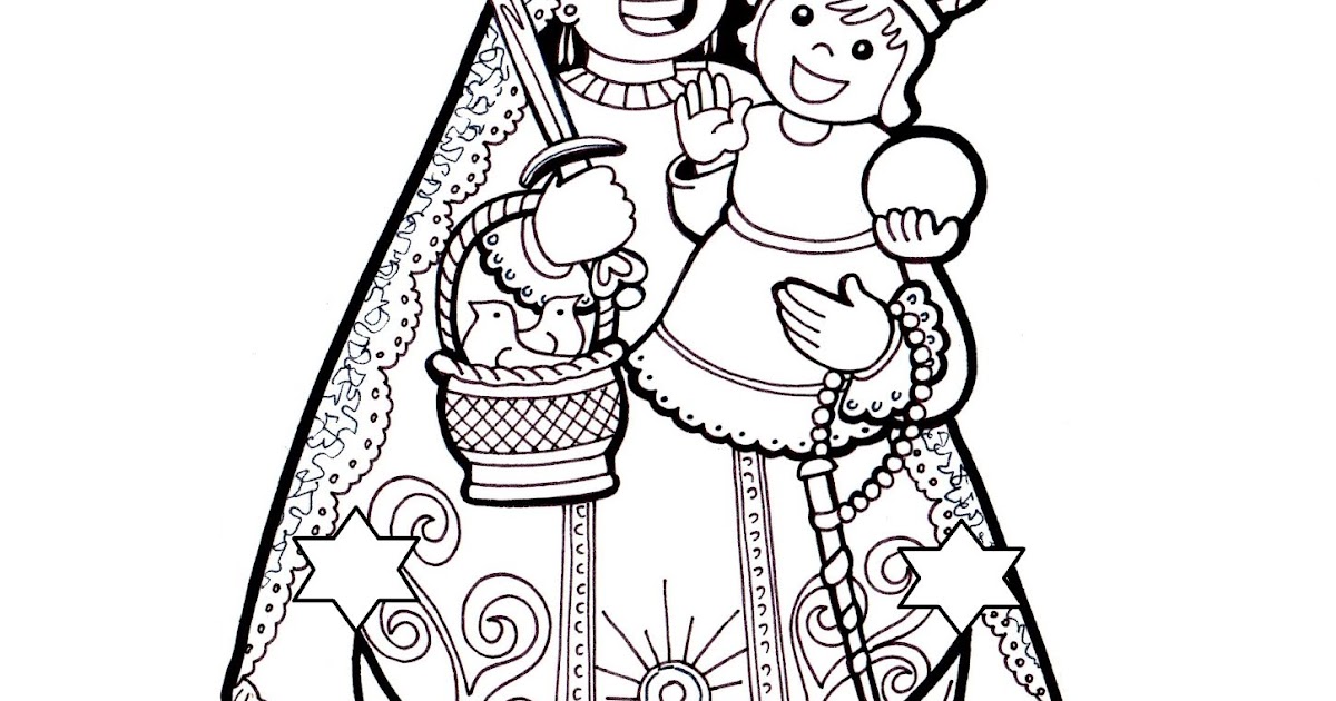 DIBUJO: Nuestra Señora de Copacabana - Educacion Religiosa