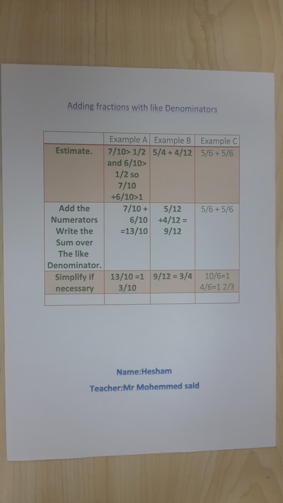 G5 Activities ~ Easy Math