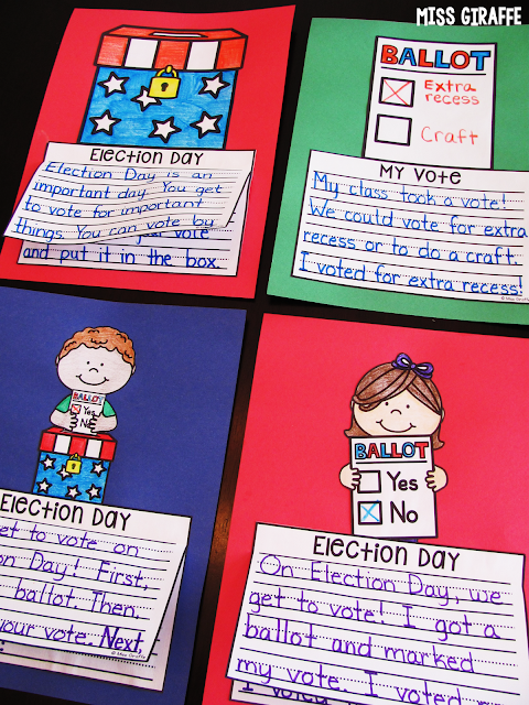 Miss Giraffe's Class: November Writing Crafts