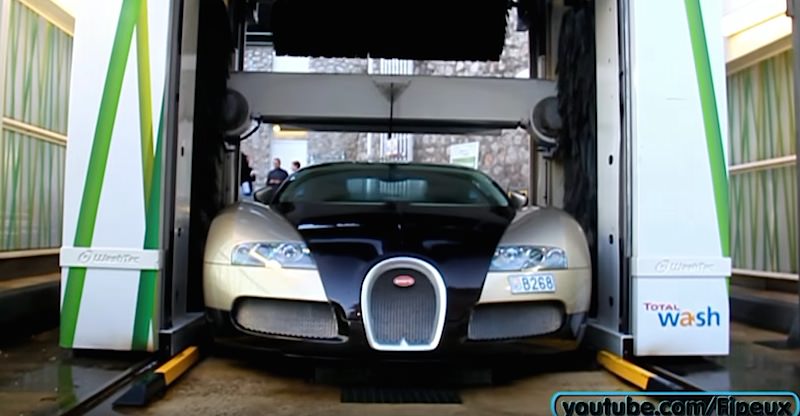1台2億円以上の「ブガッティ・ヴェイロン」をガソリンスタンドの洗車機でピカピカに！ - Idea Web Tools | 自動車とテクノロジー ...