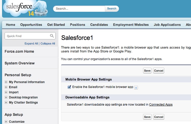 Salesforce: Salesforce 1 | How to get started with Salesforce 1 ...
