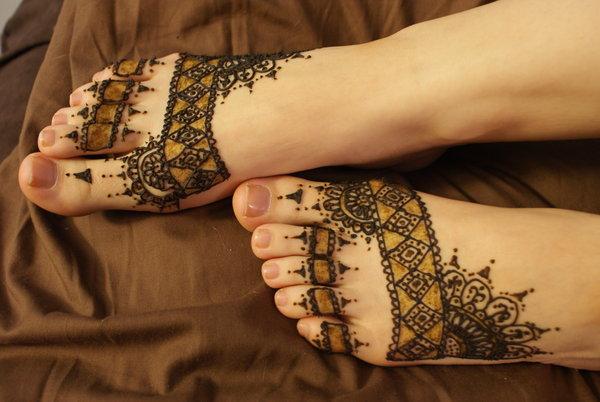 10 model henna mehendi kaki simple - Henna Depok