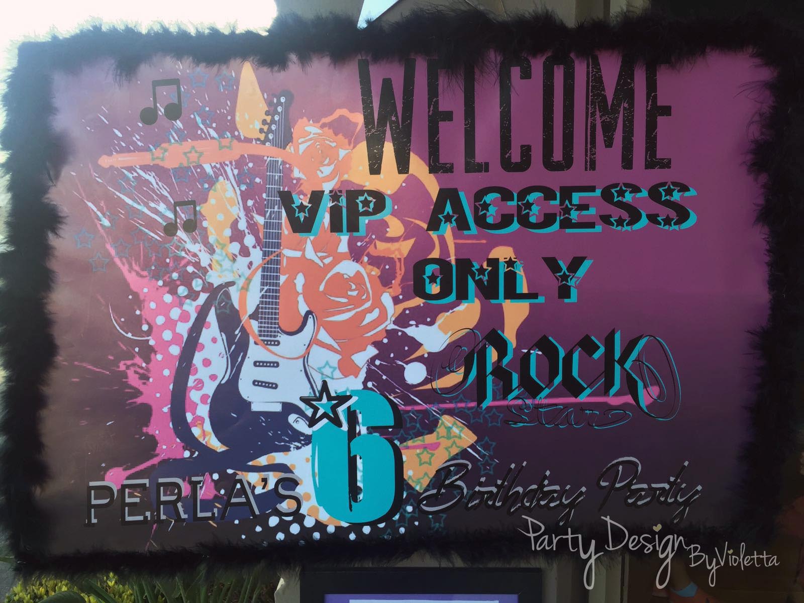 Rock Star theme B-Day party styled by PDBV # Rock Star Cumple