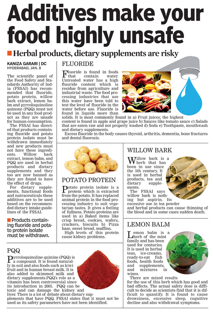 FOOD SAFETY LATEST: Additives make your food highly unsafe