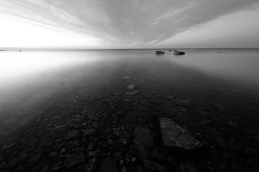 kannelfoto: B&W sunset