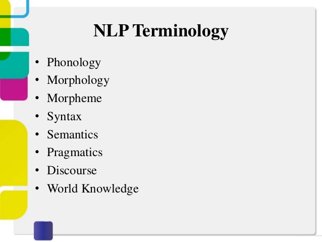 NLP Terminology