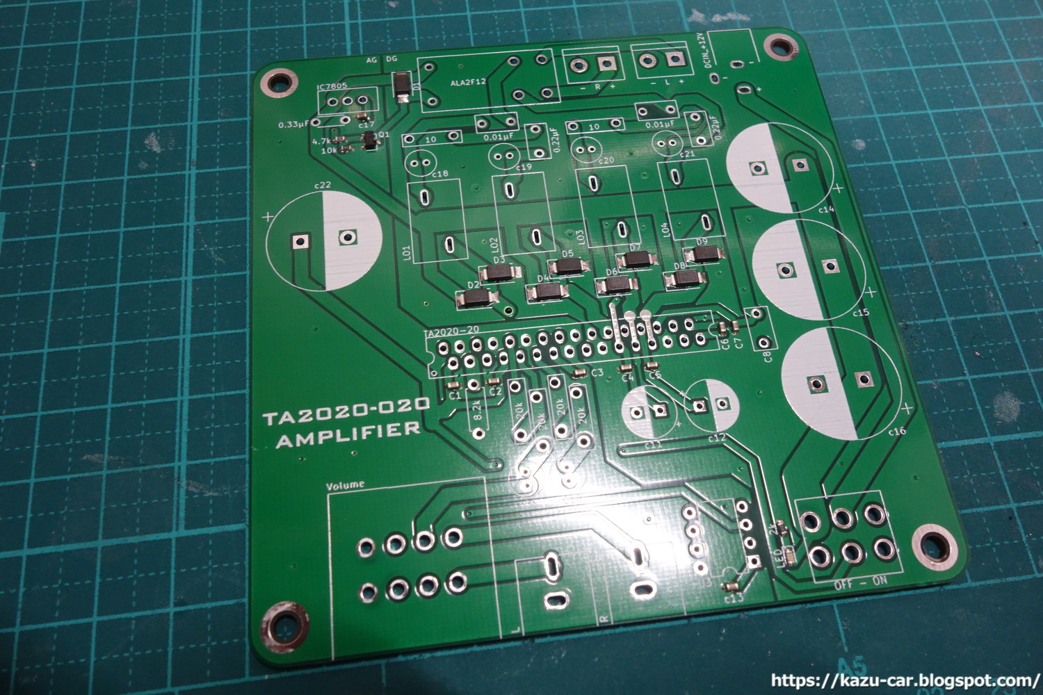 TA2020-020を使用してアンプを自作する【電子工作】|Kazuの模型部屋