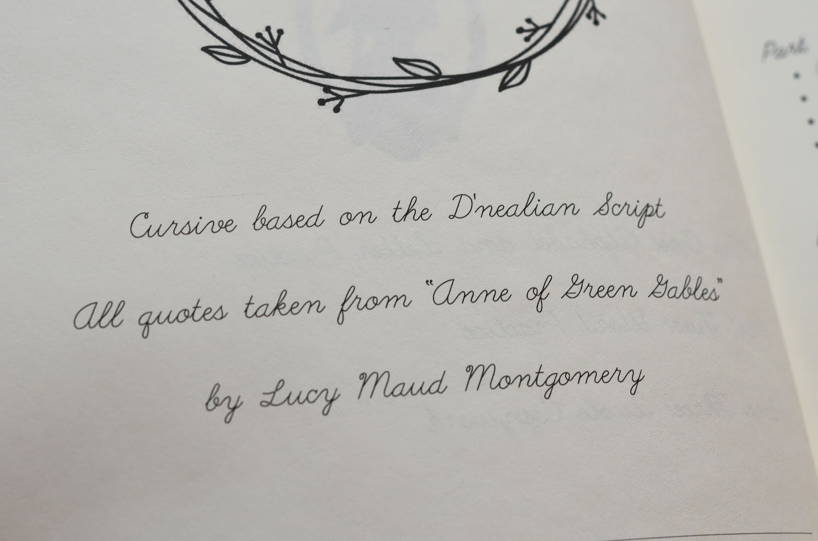 To The Rock Homeschool: Learning Cursive with Anne of Green Gables